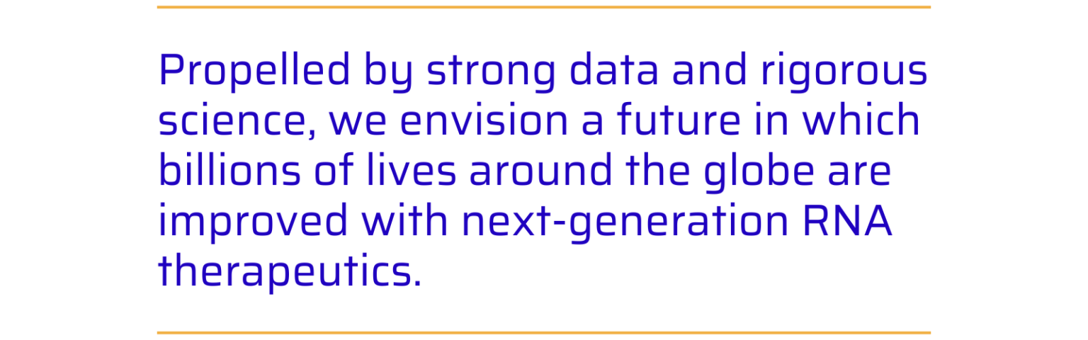 Dosing the first person with srRNA: Advancing a novel technology ...